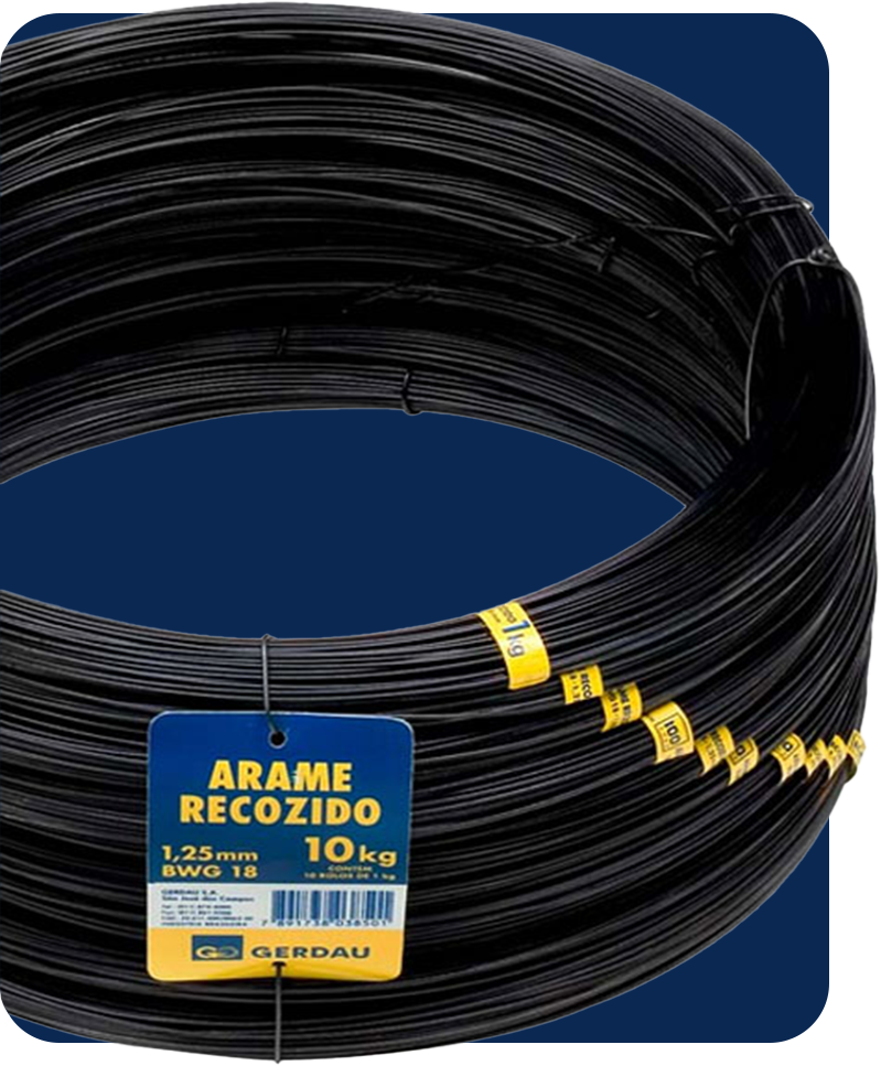 Arame Recozido - Ellofer - Ferro e Aço